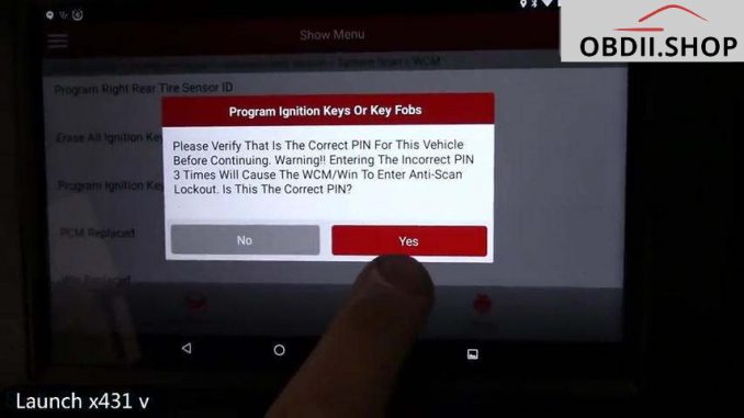 How to Use Launch X431 V Program Key for Dodge RAM – OBDII.SHOP ...