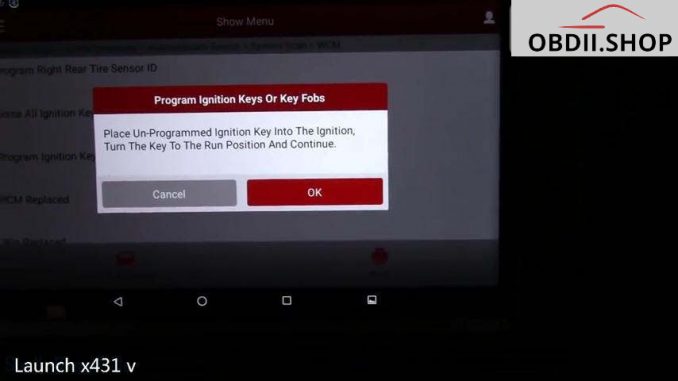 How to Use Launch X431 V Program Key for Dodge RAM – OBDII.SHOP ...