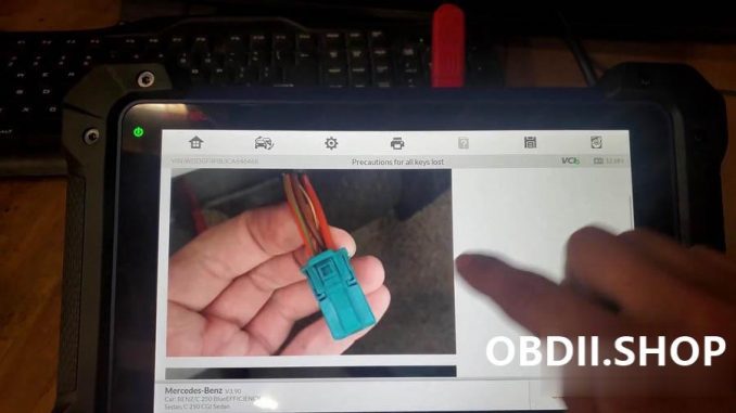 How to Program Benz W204 All Key Lost by AUTEL IM608 – OBDII.SHOP ...