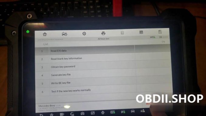 How to Program Benz W204 All Key Lost by AUTEL IM608 – OBDII.SHOP ...