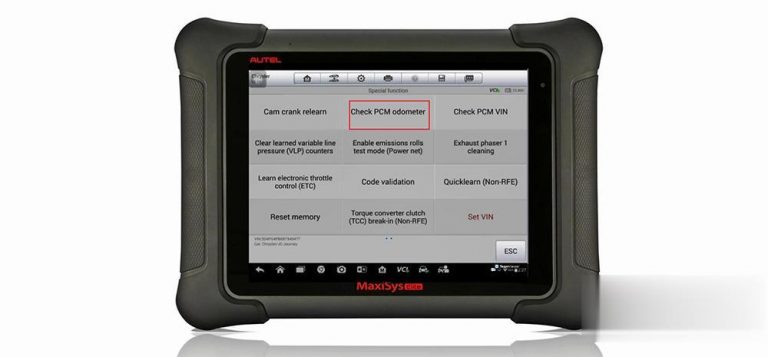 How to write a VIN and do mileage correction with the Autel MaxiSys ...