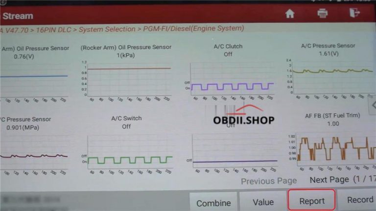 How Launch X431 V read data stream & fault code – OBDII.SHOP OFFICIAL BLOG