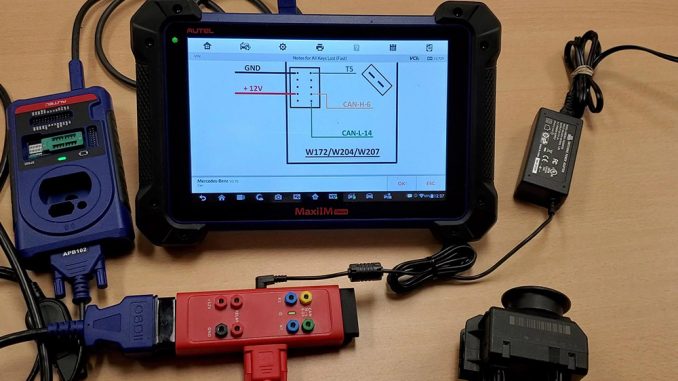 Autel IM608 + G-Box program Mercedes AKL on Bench – OBDII.SHOP OFFICIAL ...