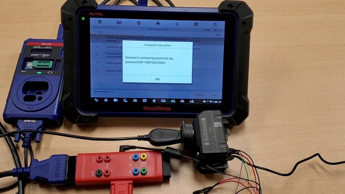 Autel IM608 + G-Box program Mercedes AKL on Bench – OBDII.SHOP OFFICIAL ...