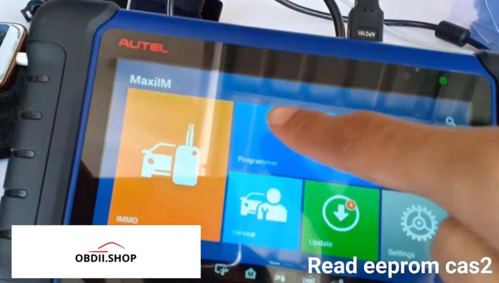 How to use Autel IM508 & XP400 Pro to Read EEPROM CAS2 BMW on Bench ...