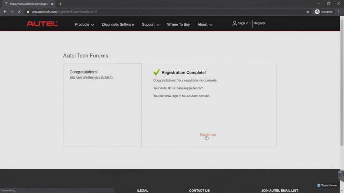 How to create an Autel Account and register Autel tool – OBDII.SHOP ...