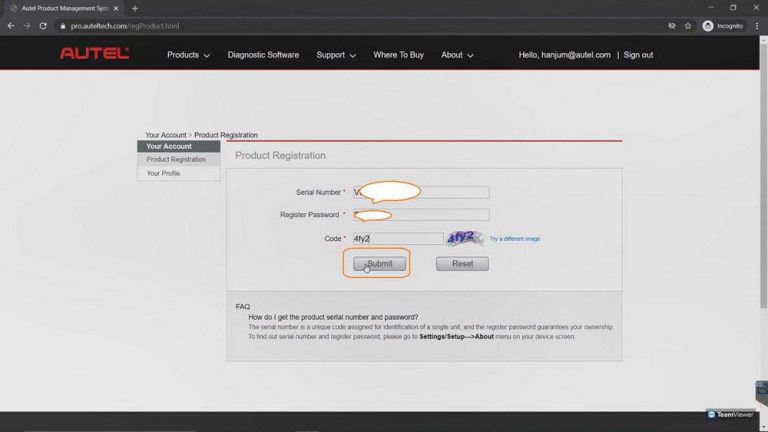 How to create an Autel Account and register Autel tool – OBDII.SHOP ...