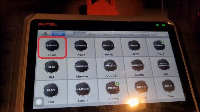 Toyota Lexus RX300 1999 Add a Key via Autel MK808 – OBDII.SHOP OFFICIAL ...