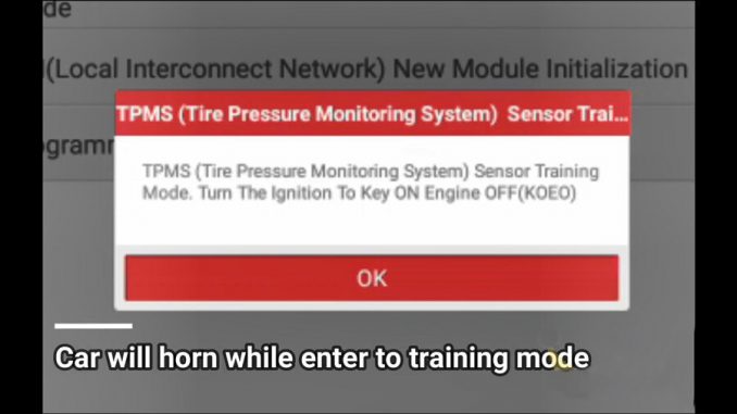 Ford Mustang 2017 – TPMS relearn procedure with LAUNCH X431 TSGUN ...