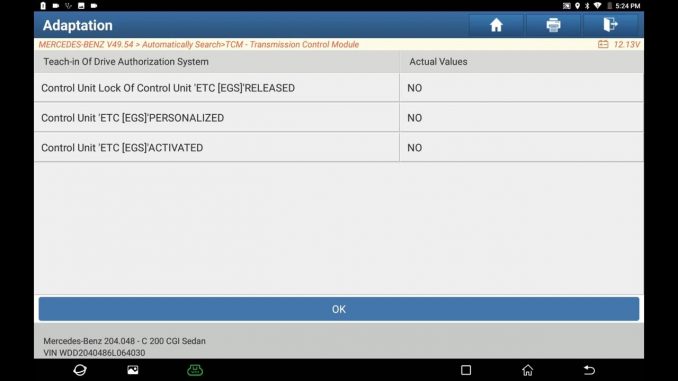 Benz W204 TCM Programming with Launch X431 – OBDII.SHOP OFFICIAL BLOG