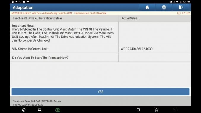 Benz W204 TCM Programming with Launch X431 – OBDII.SHOP OFFICIAL BLOG