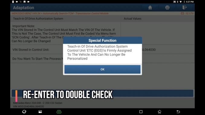 Benz W204 TCM Programming with Launch X431 – OBDII.SHOP OFFICIAL BLOG