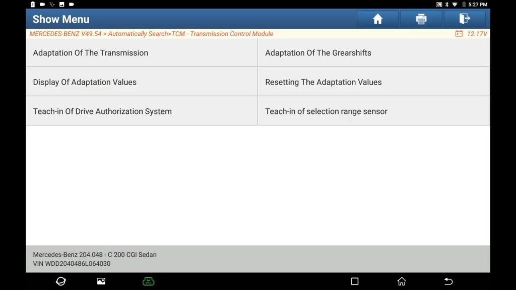Benz W204 TCM Programming with Launch X431 – OBDII.SHOP OFFICIAL BLOG