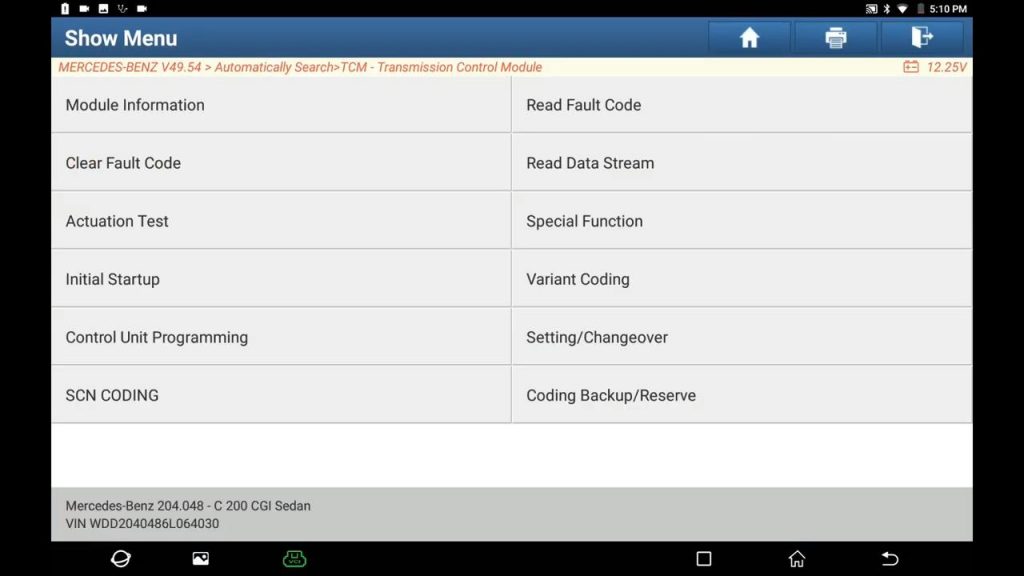 Benz W204 TCM Programming with Launch X431 – OBDII.SHOP OFFICIAL BLOG