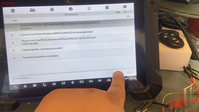 AUTEL IM608 Mercedes W211 All Keys Lost on Bench with Gbox2 – OBDII ...