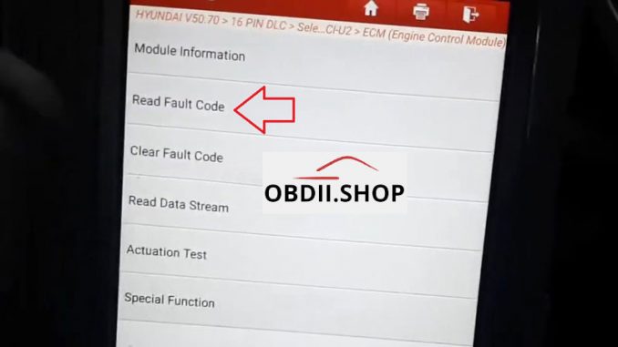 How to Check Hyundai i30 Engine Light P014C via Launch X431 V – OBDII ...