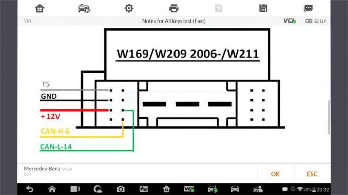 Autel IM608 Pro Program Mercedes W209(2006-) All Keys Lost – OBDII.SHOP ...