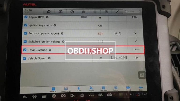 How to Show the Correct Mileage via Autel Diagnostic Tools – OBDII.SHOP ...