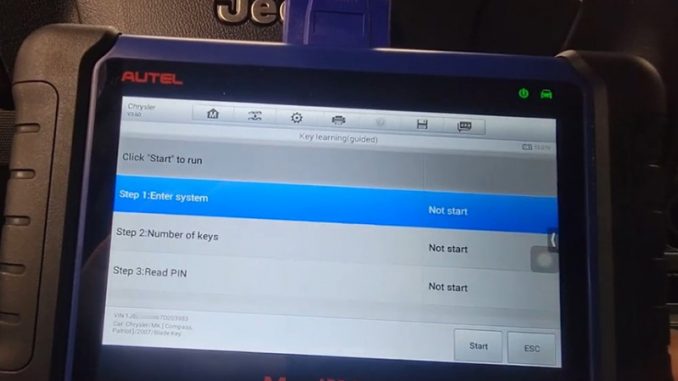 Autel IM608 programmer do used PCM reprogramming for Chrysler Jeep ...