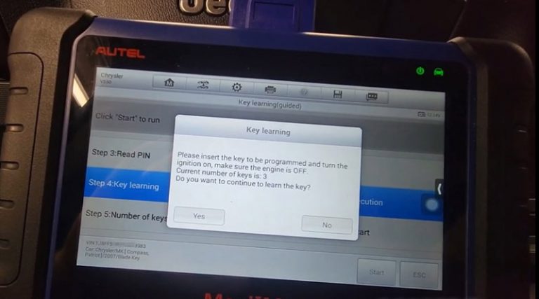 Autel IM608 programmer do used PCM reprogramming for Chrysler Jeep ...