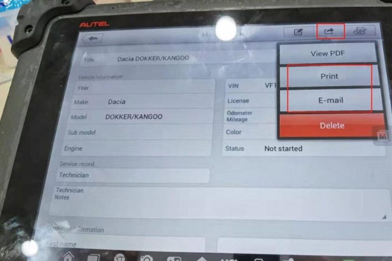 How to Check & Email Repair History on Autel Diagnostic Tools – OBDII ...