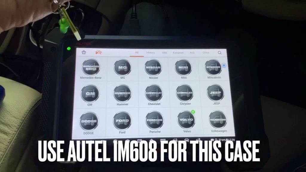 How to disable key Mercedes Benz W220 S280 by OBD with Autel IM608 ...