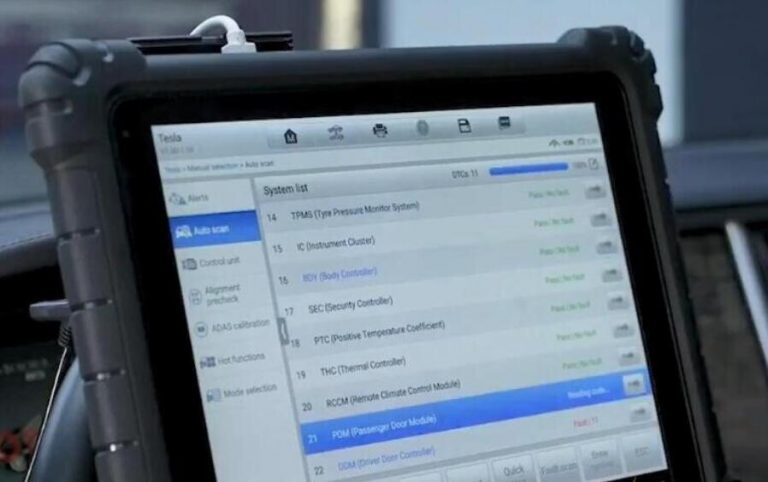 Autel MaxiSys Diagnostic Tool for Tesla Model X and Model S – OBDII ...