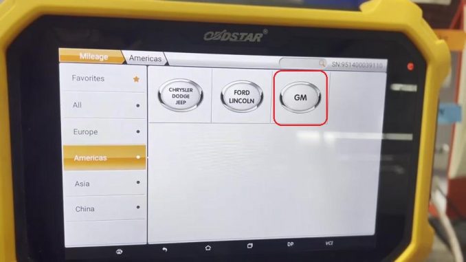 2020 Chevrolet colorado Odometer Calibrate by OBDSTAR X300 DP Plus ...