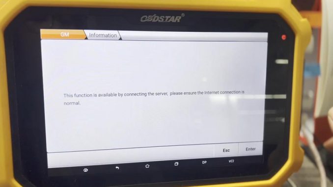 2020 Chevrolet colorado Odometer Calibrate by OBDSTAR X300 DP Plus ...