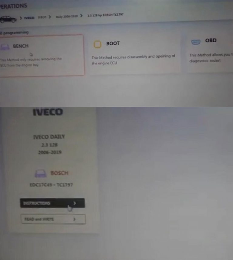 How to connect pcmtuner/pcmflash to Iveco Bosch EDC17C69/EDC17C49 ECUs ...