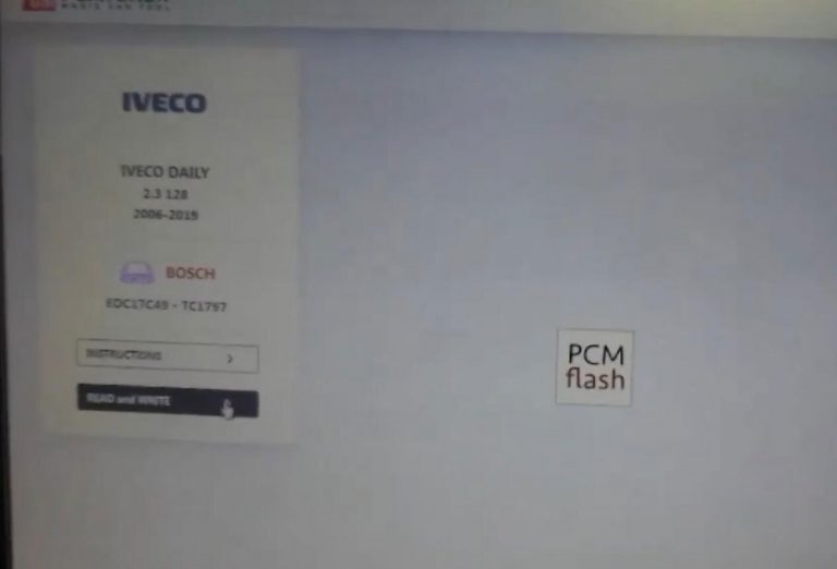 How to connect pcmtuner/pcmflash to Iveco Bosch EDC17C69/EDC17C49 ECUs ...