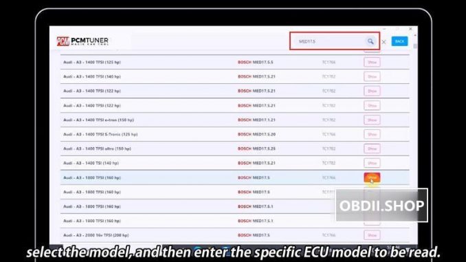 How to use Original Software by PCMTUNER – OBDII.SHOP OFFICIAL BLOG