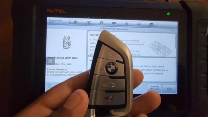 How to generate BMW key with Autel MaxiIM IM508 + XP400 Pro Programmer ...