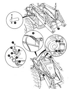 how to remove and replace loader arms for JCB 3CX 4CX backhoe loader ...