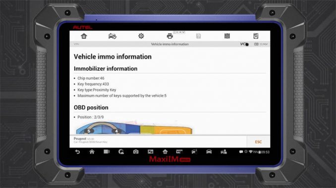 How to Extract Peugeot 3008 PIN Code with Autel IM608 – OBDII.SHOP ...