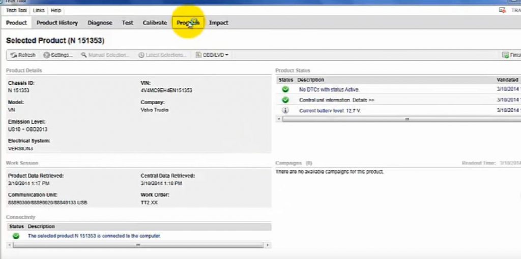 How to use Volvo Tech Tool to program engine cruise control max speed ...