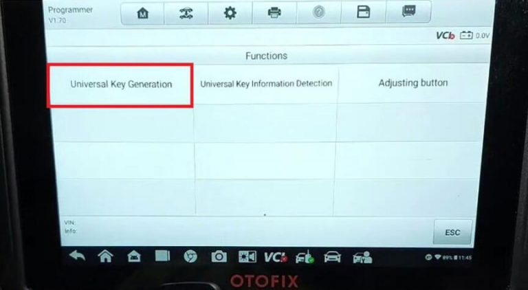 How to Generate Hyundai Grand i10 4A Universal Key by OTOFIX IM1 ...