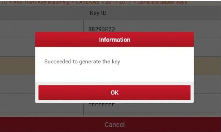 How to use Launch X431 IMMO to add a new key for Porsche Cayenne 2011 ...