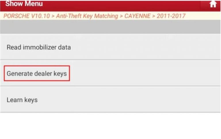 How to use Launch X431 IMMO to add a new key for Porsche Cayenne 2011 ...