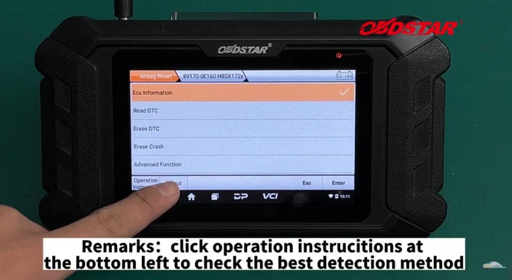How to use OBDSTAR P50 Airbag Reset Tool on bench – OBDII.SHOP OFFICIAL ...