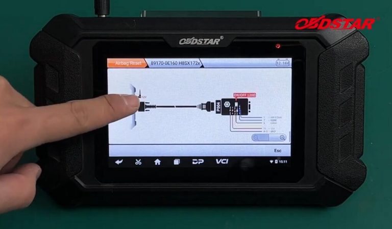 How to use OBDSTAR P50 Airbag Reset Tool on bench – OBDII.SHOP OFFICIAL ...