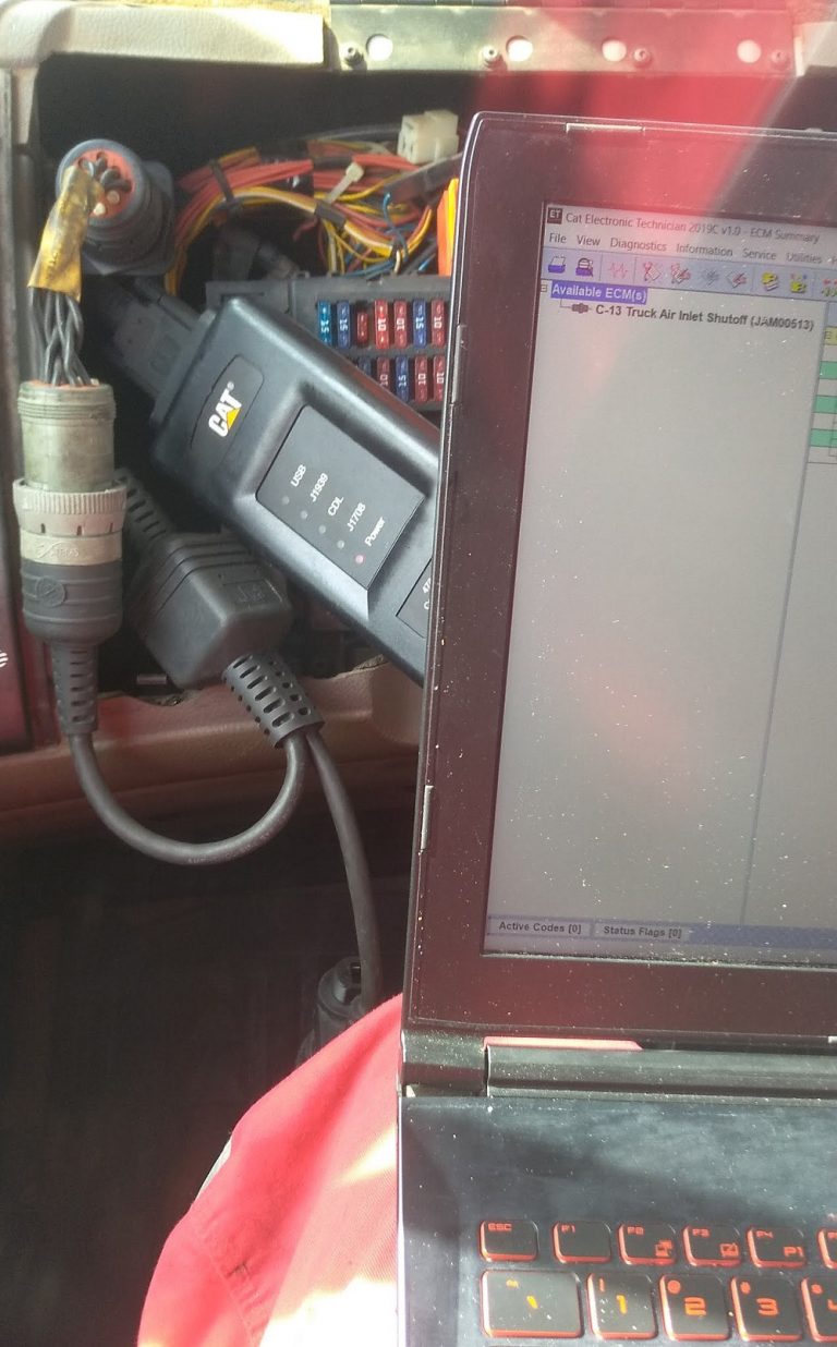 How to use CAT communication adapter 3 for road trucks and ALLISON ...