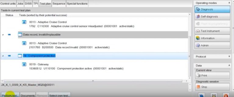 ODIS enables/disables VW/Audi component protection – OBDII.SHOP ...