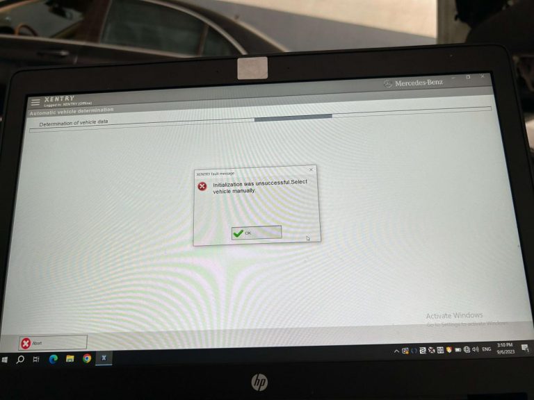 Can’t read car information with Mercedes BENZ C6 Xentry Diagnosis VCI ...