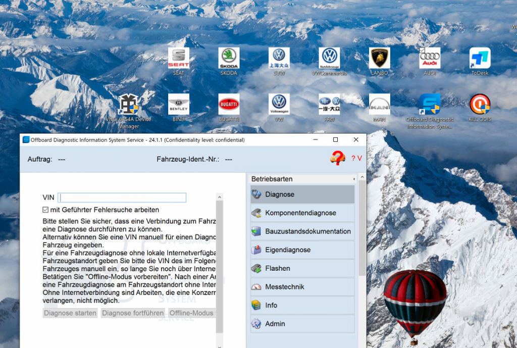 VW ODIS 24.1.1 Diagnostic Software Free Download – OBDII.SHOP OFFICIAL BLOG