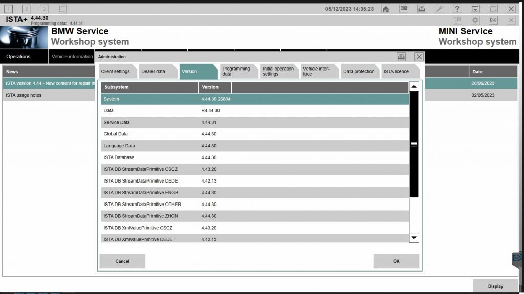 BMW ICOM Updated the new software to 2023.12 – OBDII.SHOP OFFICIAL BLOG