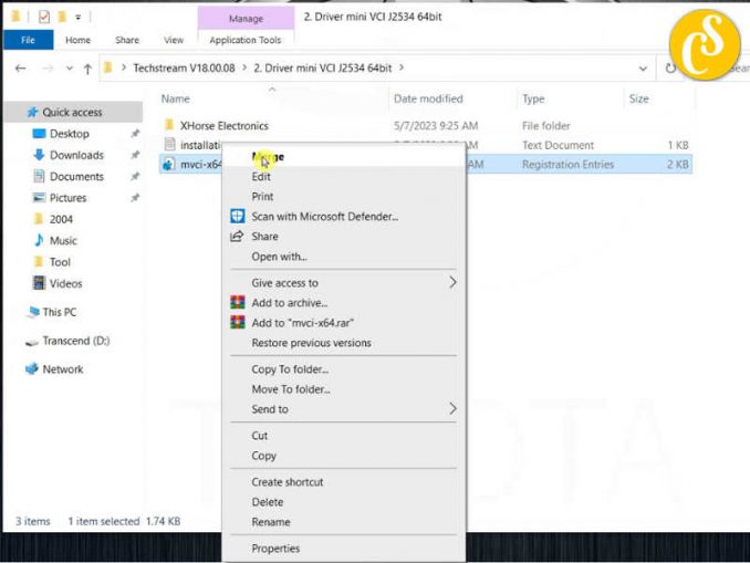 How To Install Mini VCI J2534 Techstream on Windows 10 11 64bit – OBDII.SHOP OFFICIAL BLOG