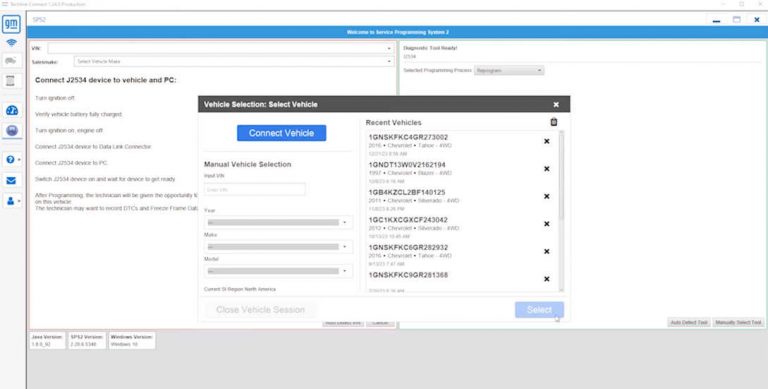 Using the Tech2 as a programming pass thru device with SPS2 or TLC ...