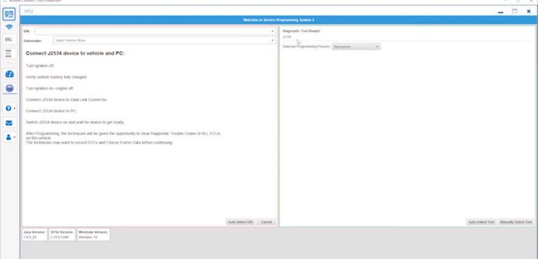 Using the Tech2 as a programming pass thru device with SPS2 or TLC ...