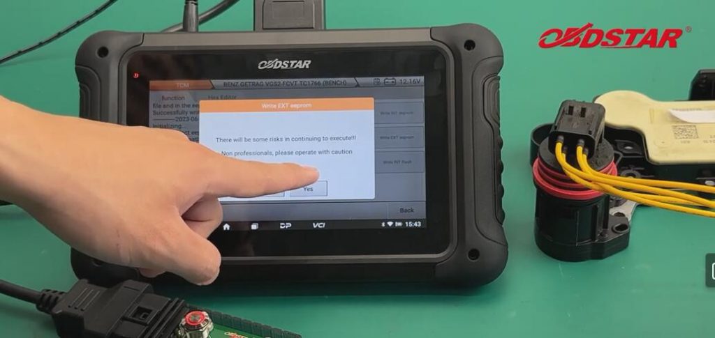 Guide to Repairing Mercedes-Benz GETRAG VGS2-FDCT TC1784 Transmission with OBDSTAR DC706 on ...